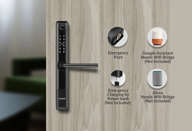 SF Slim Series Smart Lock (Matte Black) – Fogarty Lock & Safe Co